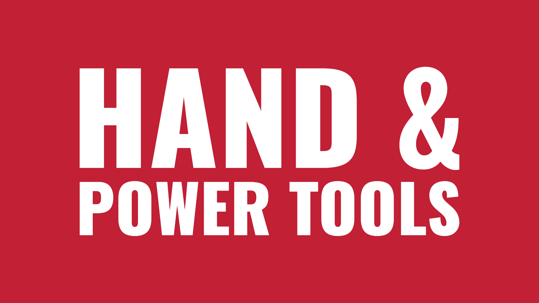 Hand & Power Tools – Realport Traders Pty Ltd