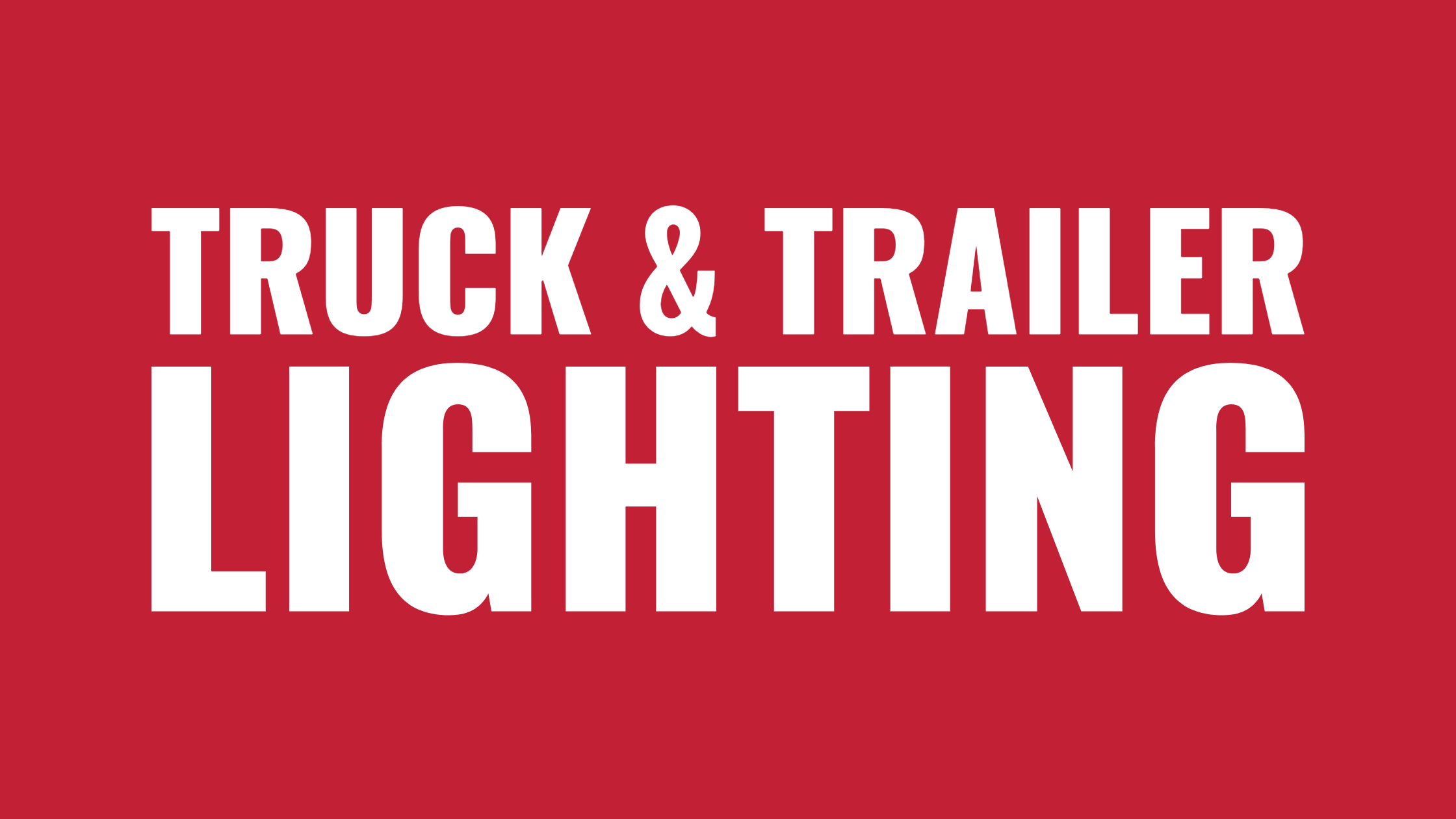 Truck & Trailer Lighting – Realport Traders Pty Ltd