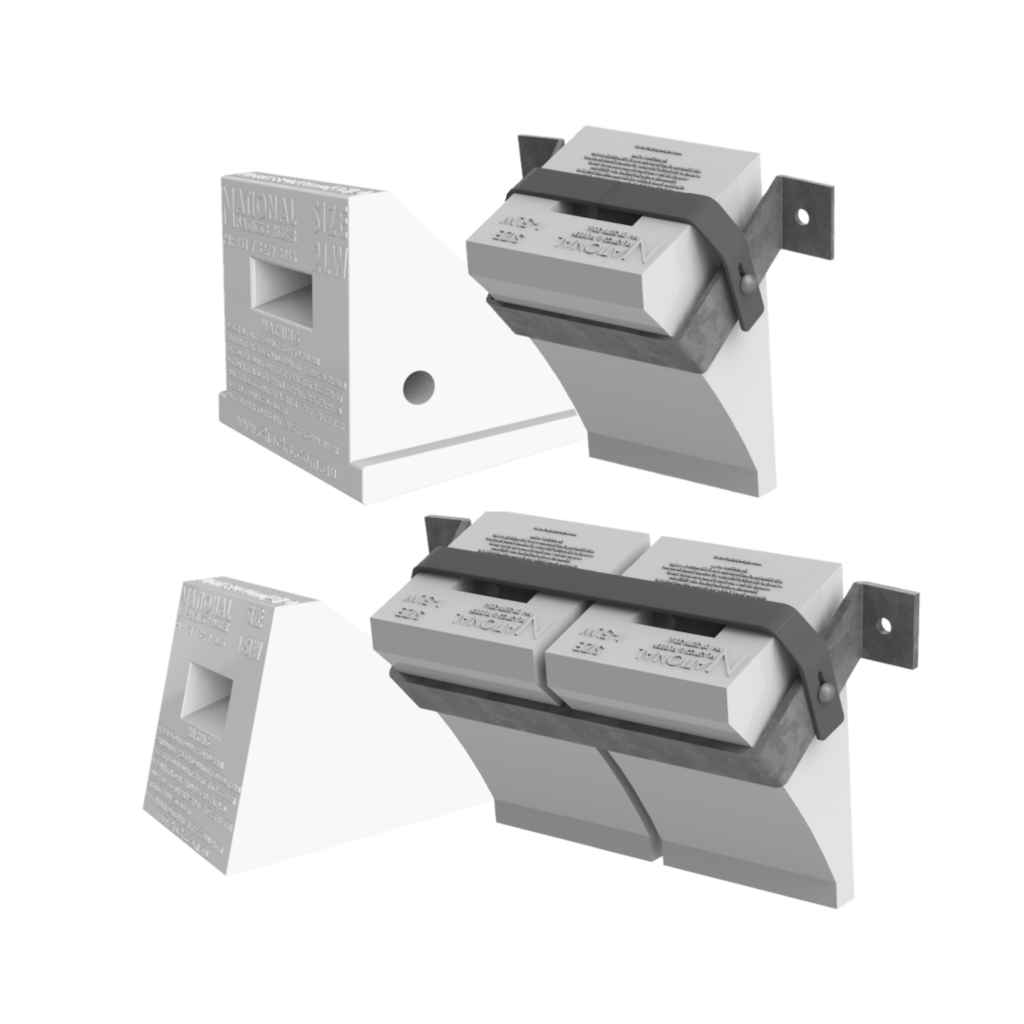 Wheel Chock Bracket, Single, Suits 1 x SWC20 Wheel Chocks - Each ...