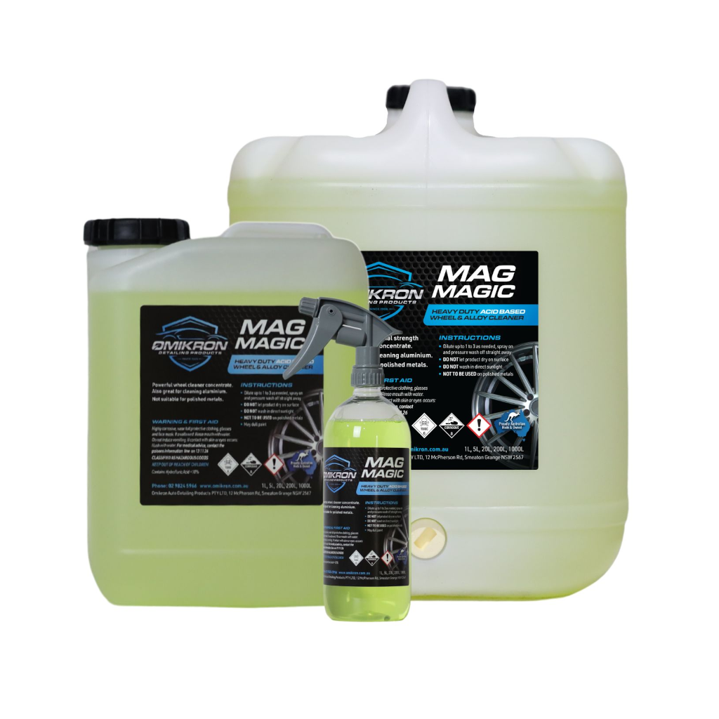 Acid Cleaner, Mag Magic Heavy Duty Acid Based Wheel & Alloy Cleaner, 2 ...