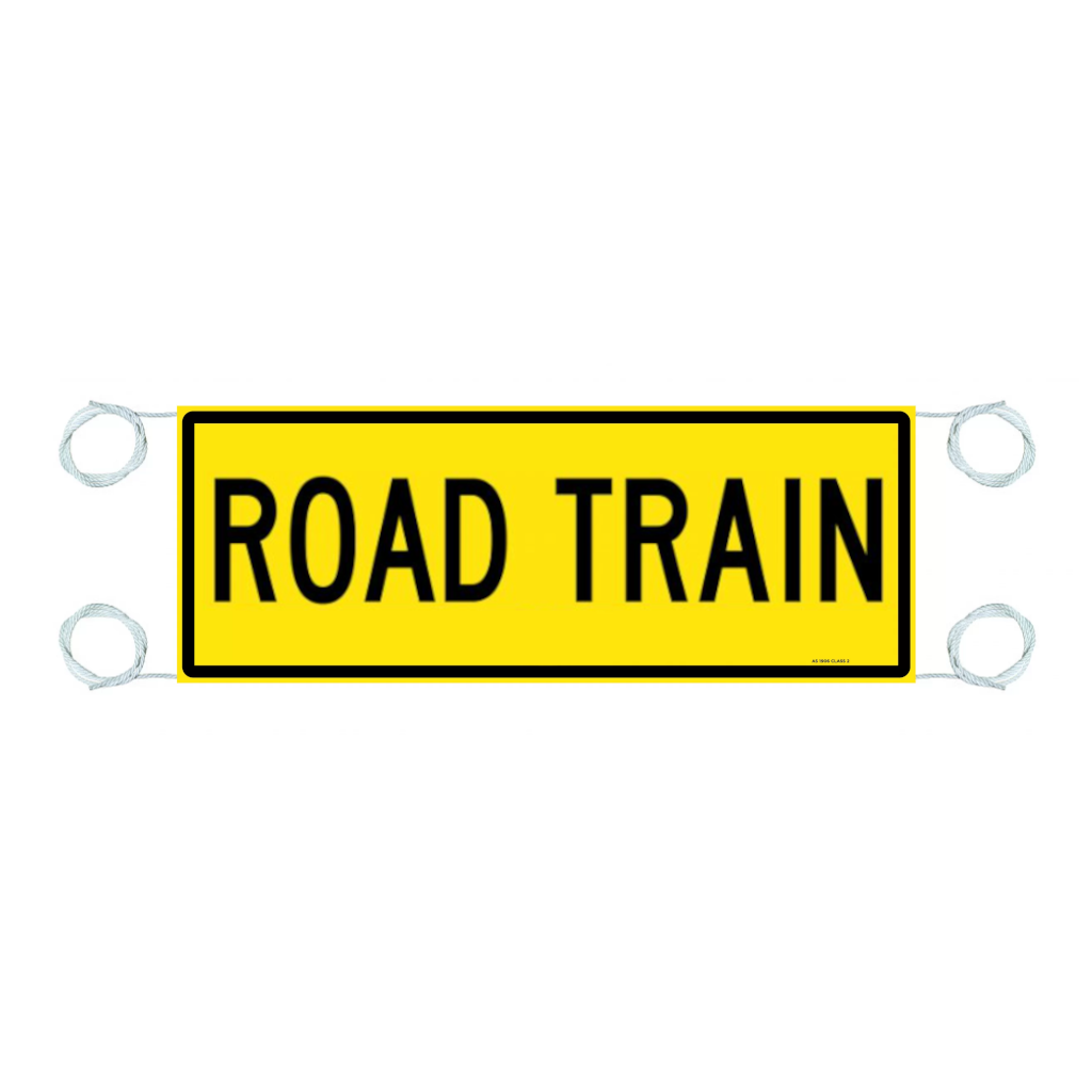 Sign, Vinyl Banner, "Road Train", 1200 x 300mm - Each – Realport ...